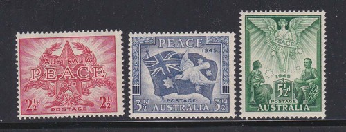PEACE01 - PEACE VICTORY STAMPS AUSTRALIA 1946 MNH | eBay