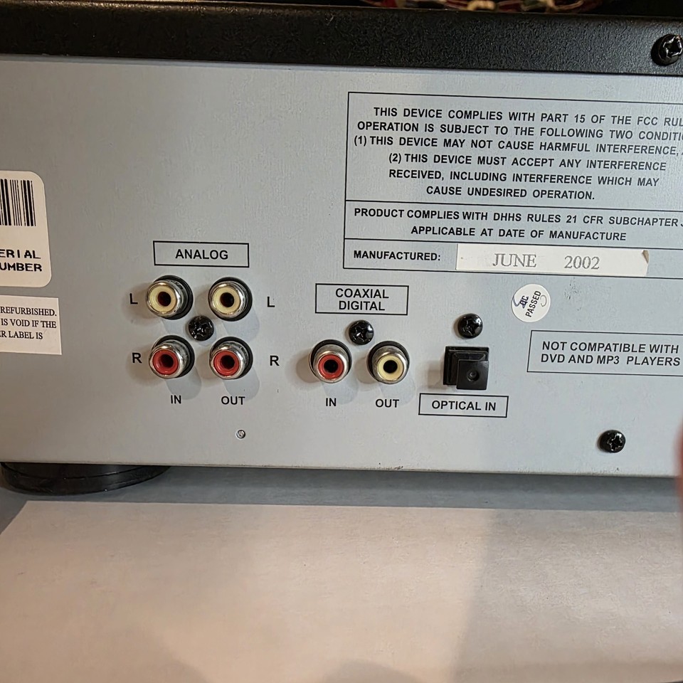 RCA CDRW120 Dual Tray CD Player Recorder & Rewriter Serviced * Working ...