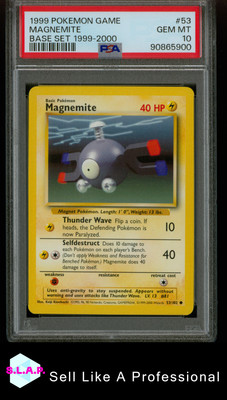 MAGNEMITE BASE SET 1999-2000 POKEMON GAME 1999 53 PSA 10 | eBay