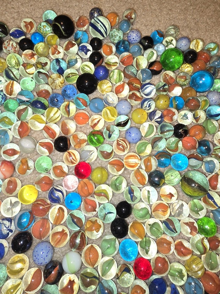 13 LBS of Various Marbles Mixed Lot Various Sizes | eBay
