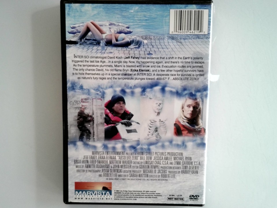Absolute Zero DVD 2006 Widescreen Jeff Fahey Erika Eleniak Sci-Fi ...