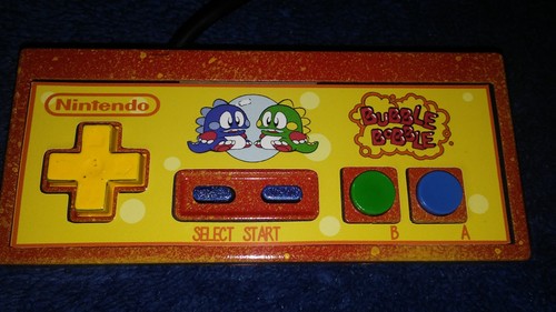 Bubble Bobble Nintendo NES Multicolored Custom Painted Controller | eBay