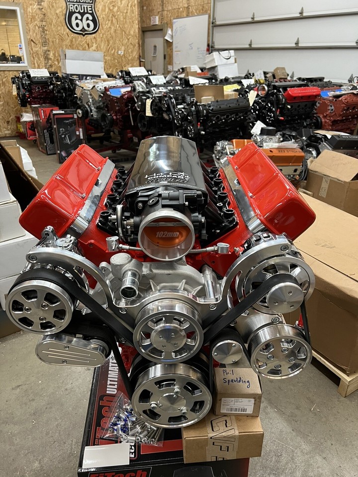 LS CHEVY 6.0L 6.2L 540-625hp CRATE ENGINE A/C LQ LS2 LS6 LS3 turnkey ...