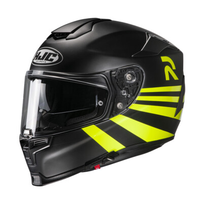 HJC Rpha 70 Stipe Noir Fluo Moto Complet Intimité Casque Gratuit ...
