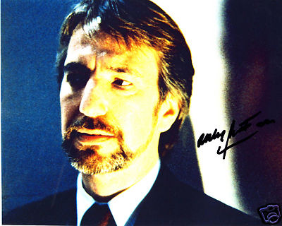 ALAN RICKMAN AUTOGRAPH SIGNED PP PHOTO POSTER | eBay UK