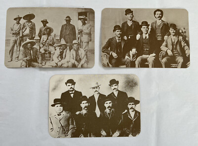 OLD WEST Collectors Series Photo POSTCARDS Butch Cassidy Set of 3 ...
