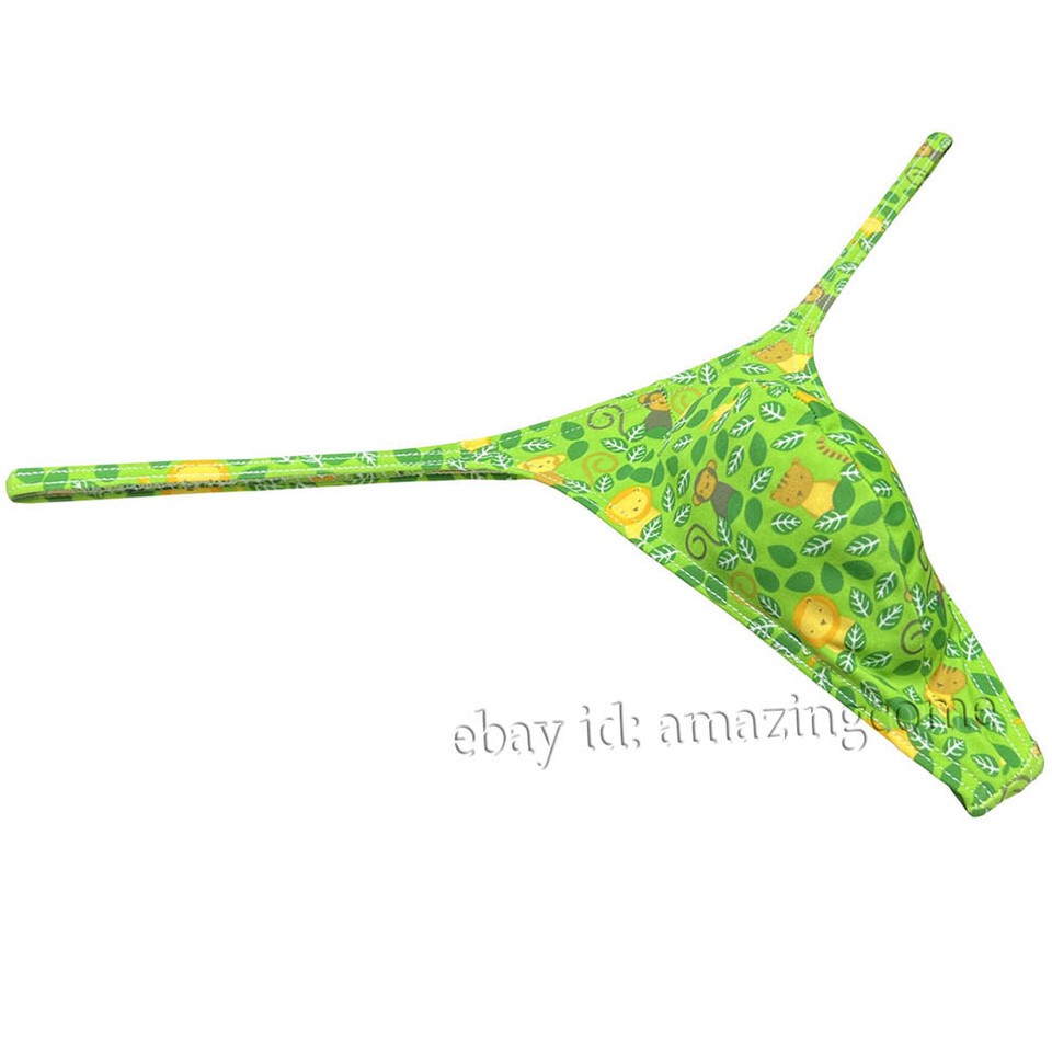 Lot Men's G String Thong Micro Cut Diamond Back Underwear Slim Curved ...