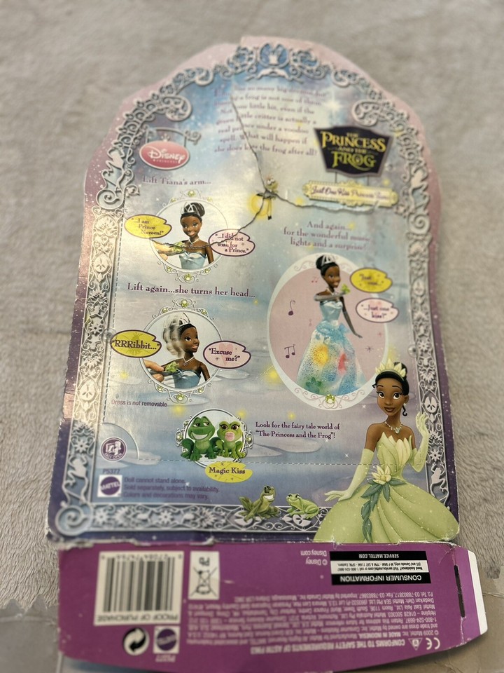 2009 The Princess and the Frog Princess Tiana Doll Mattel - Box Wear | eBay