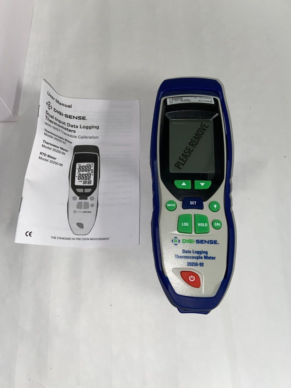 Digi-Sense 20250-92 Dual-Input Data Logging Thermocouple Thermometer ...