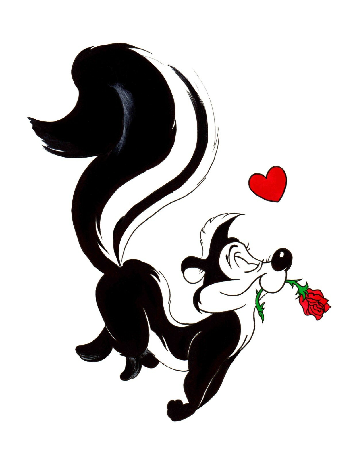 Pepe Le Pew STICKERS French BANNED Skunk Cartoon Vinyl Decal Car Bumper ...