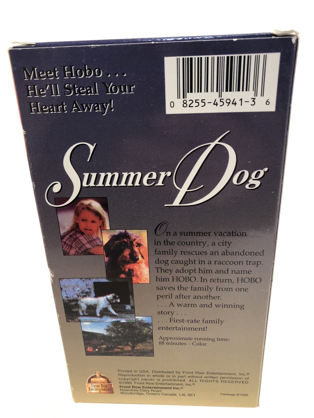 Summer Dog (VHS, 2001) Meet Hobo -- He'll Steal Your Heart Away ...