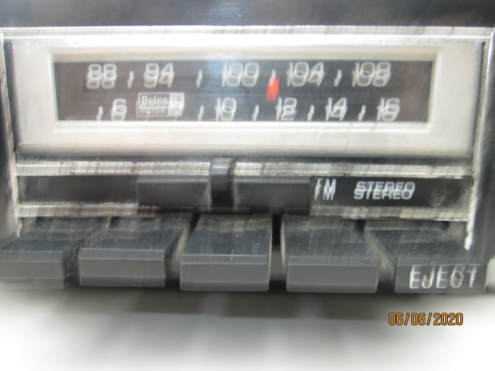 GM AC DELCO CORVETTE 1978, 1979 & 1980 AM FM RADIO 8 TRACK STEREO ...