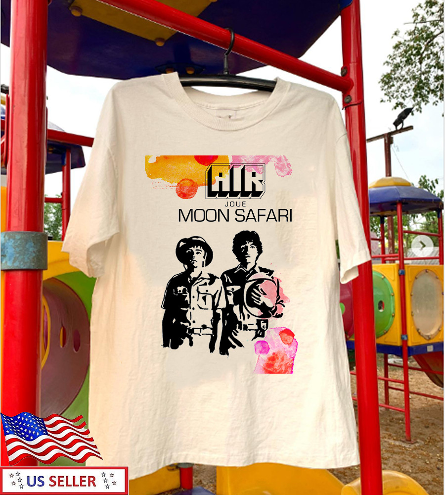 AIR Band Moon Safari Tour 2025 France T Shirt Full Si… - Gem