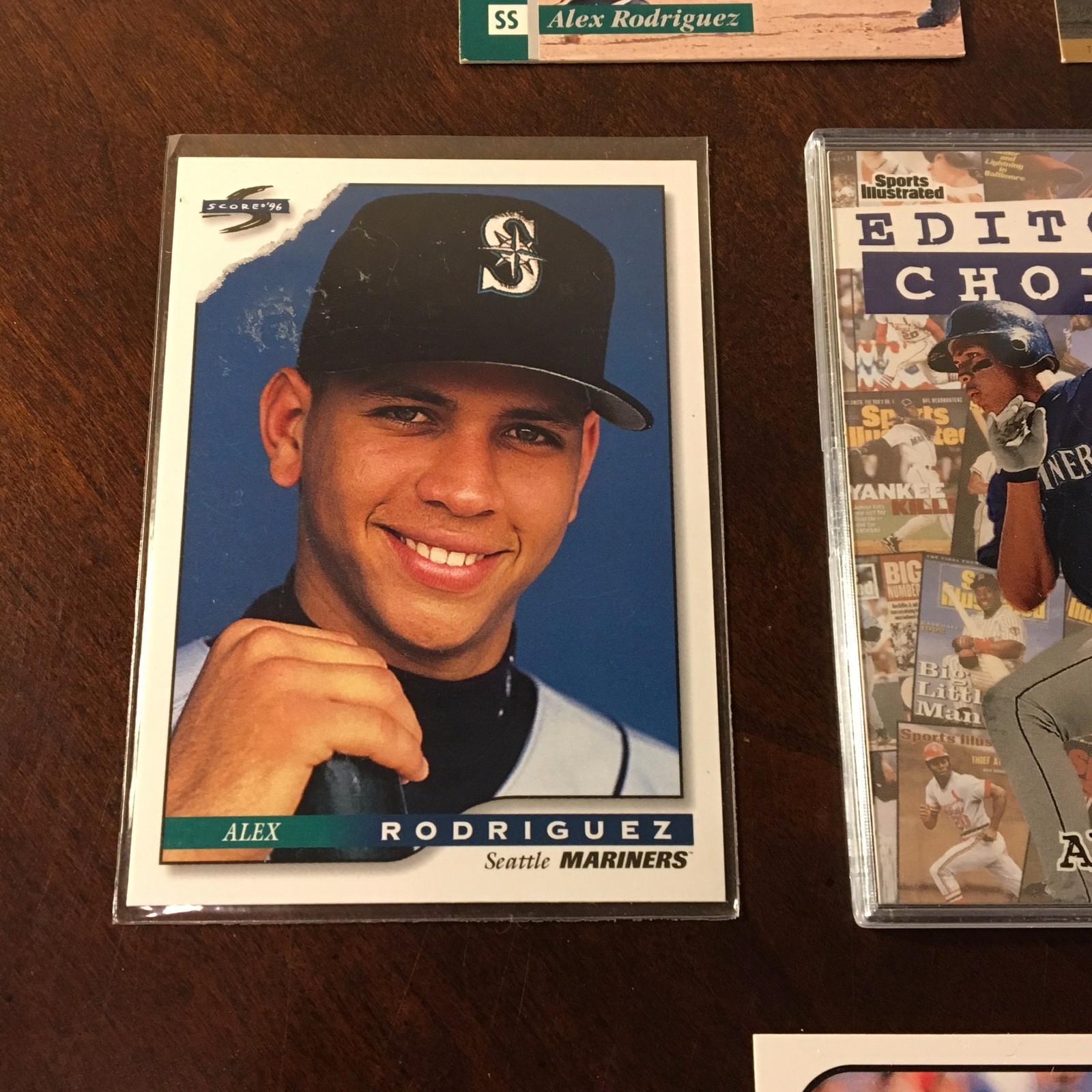 ~6 Baseball Trading Card Lot Alex Rodriguez Topps, Upper Deck, Fleer ...