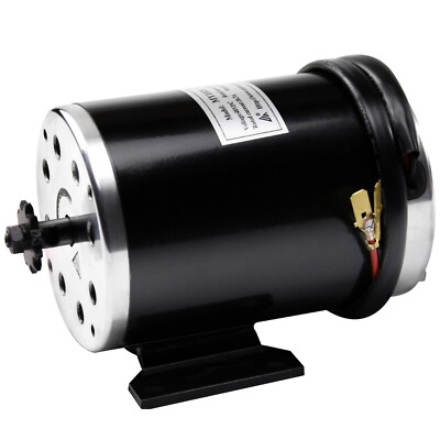 48V 1000W MY1020 DC Brush Electric Motor & Base for Go-kart Mini Bike ...