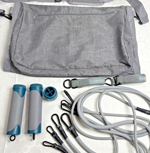 FLOBODY Pilates Resistance Bundle 2 Lb Weights 4 Bands Handle ...