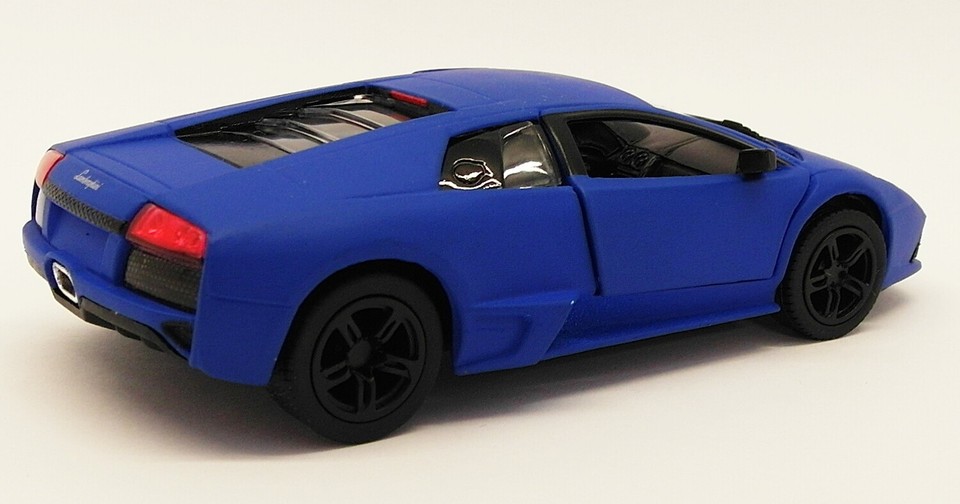Lamborghini Murcielago LP640 Blue - Kinsmart Pull Back & Go Metal Model ...