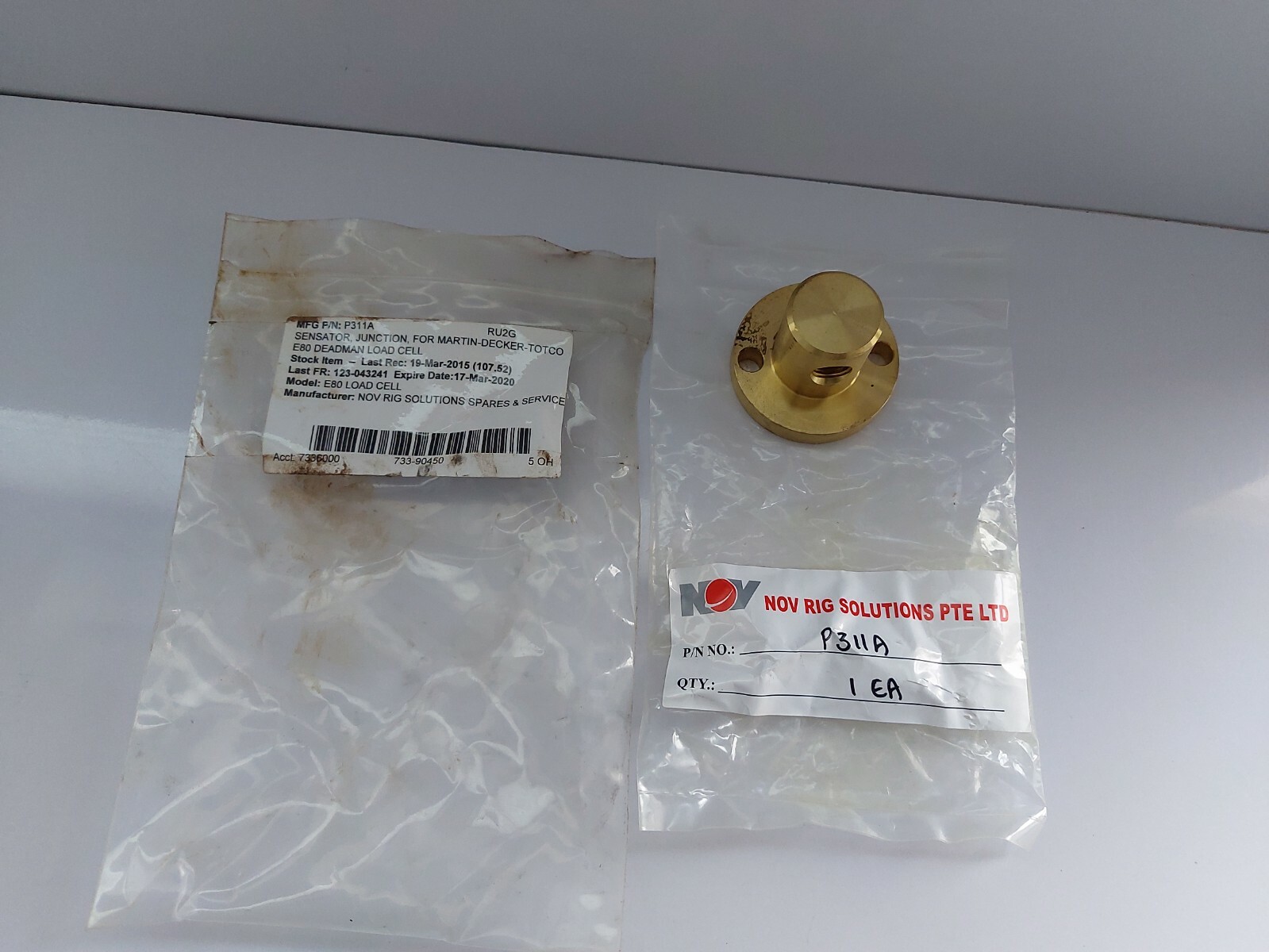 NOV P311A Sensator Junction For Martin-Decker Totco E80 Deadman Load ...