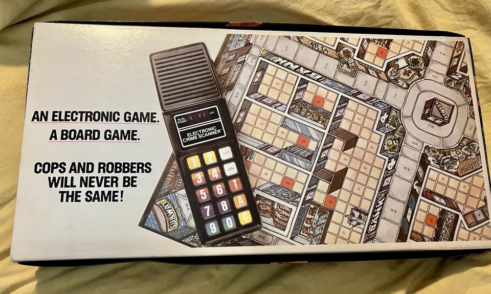 Vintage Stop Thief Electronic Cops And Robbers Board Game 1979 Parker ...