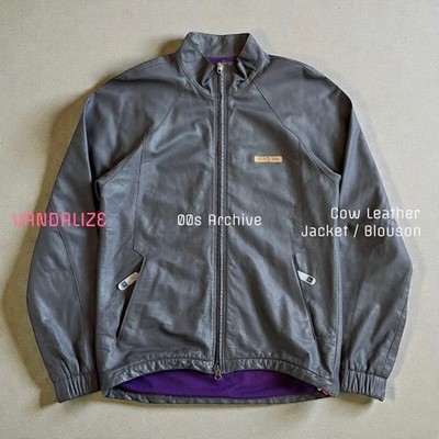 VANDALIZE 00s Cowhide Leather Jacket Gray M Cow Leather, Archive, Pre ...