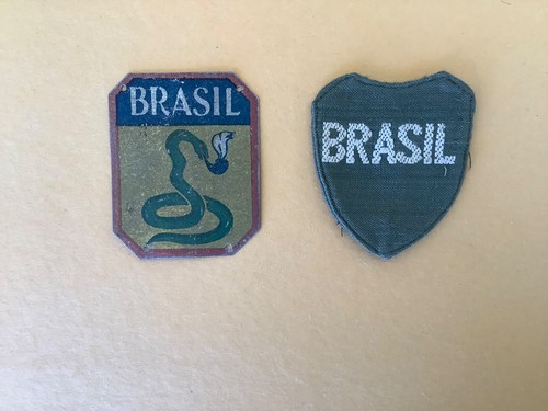 WWII Original Brazil Shoulder Patch and Aluminum ID Plate | eBay