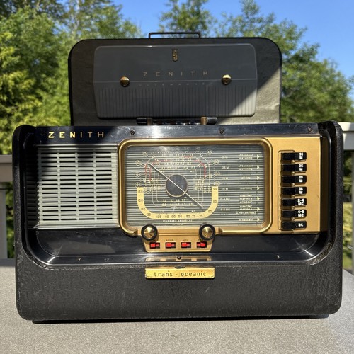 Vintage Zenith Trans Oceanic Portable Radio | eBay