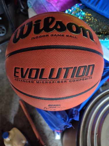 Wilson Evolution 28.5" Basketball - Orange (WTB0516) - Microfiber ...
