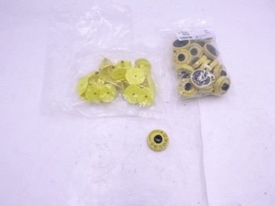 25 Pack Destron Fearing Indicator Cattle Ear Tags Yellow FDX CCIA | eBay