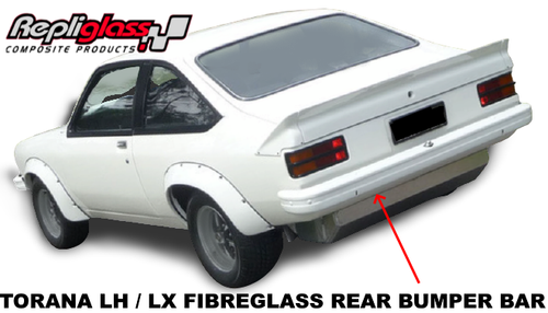 REAR BUMPER BAR suitable for LH LX TORANA SEDAN OR HATCH SL/R ...