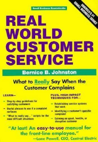 Real World Customer Service [Small Business Sourcebooks] 9781570710629 ...