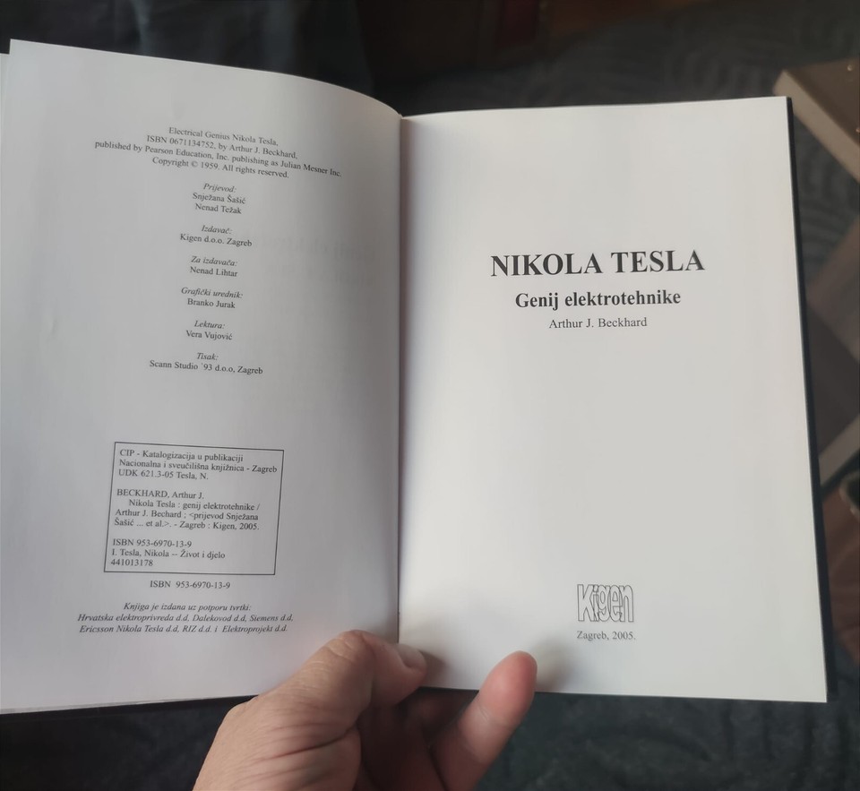 🔴Nikola Tesla ELECTRICAL GENIUS by Arthur J. Bechard🔴 2005 Croatian ...