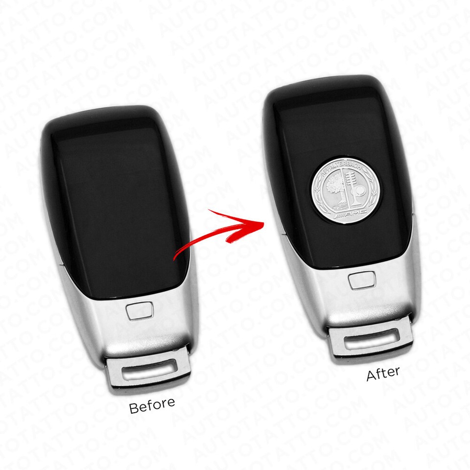 OEM AMG New Remote Key FOB Back Cover Holder Protect For Mercedes S E G ...