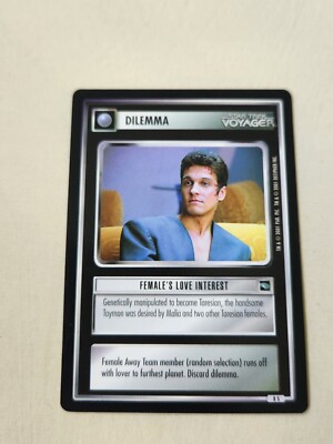 Star Trek CCG Voyager Female's Love Interest | eBay