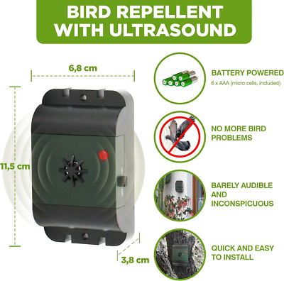 Ultrasonic Bird Repellent Devices Top Balcony Bird Repellent India