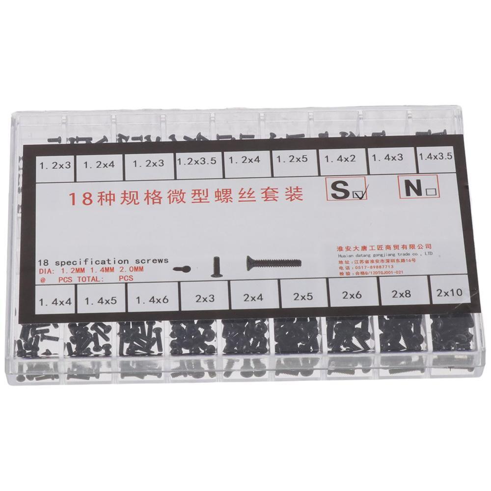 Stainless Steel Small Screws 18 Kinds Micro Screws Set Watches | eBay