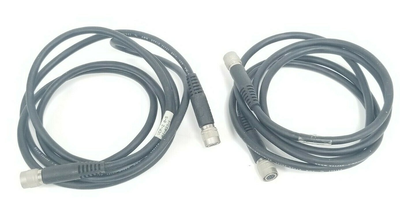 LOT OF 2 NORTECH VCP-2.0-S CAMERA INTERFACE CABLE MALE-FEMALE 4COAX ...
