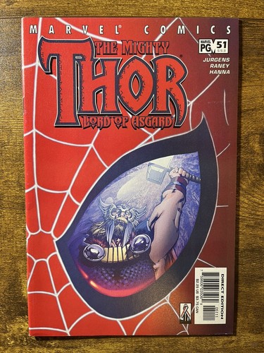 THOR 51 DIRECT EDITION SPIDER-MAN TOM RANEY COVER MARVEL COMICS 2002 | eBay