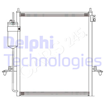 DELPHI AC Condenser For MITSUBISHI L 200 / Triton 04-15 7812A171 | eBay
