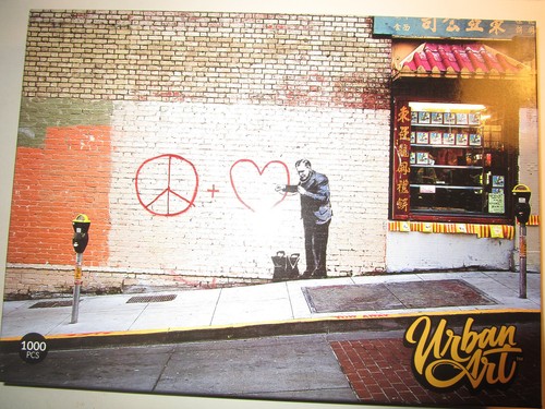 PEACEFUL HEARTS DOCTOR by Banksy URBAN ART Jigsaw puzzle 1000 pcs New ...