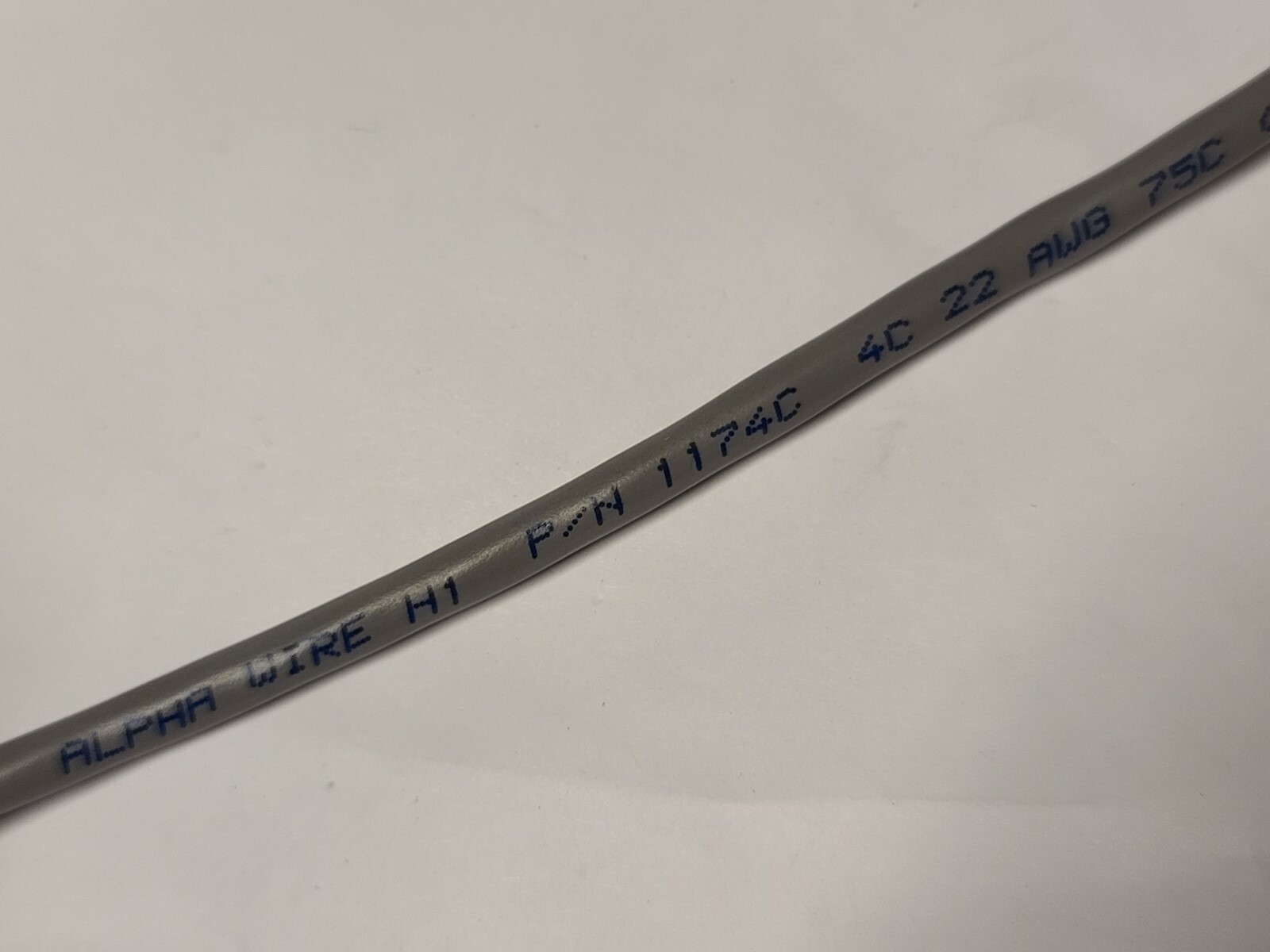 Alpha Wire 1174C 22/4C Audio/Communication/Control Cable 300V 75C CMG ...