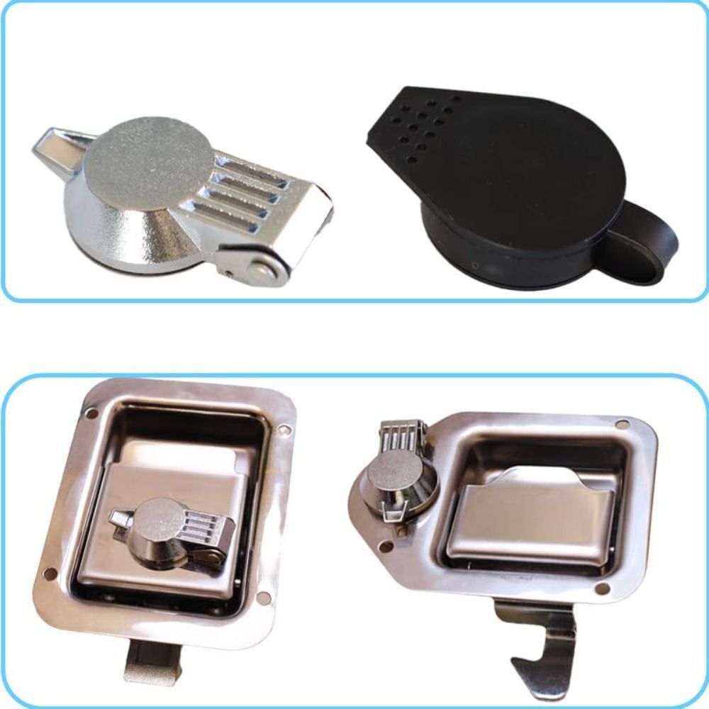 Zinc Alloy Cam Lock Dust Cover 0.7×0.6inch Tool Box Lock Power Cabinet ...