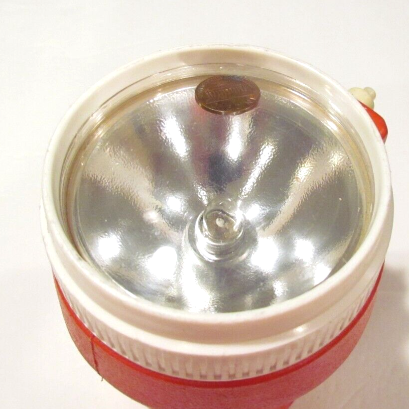 Rayovac 6V Flashlight Lantern Red with White Rim Plastic Square Body No L295 | eBay
