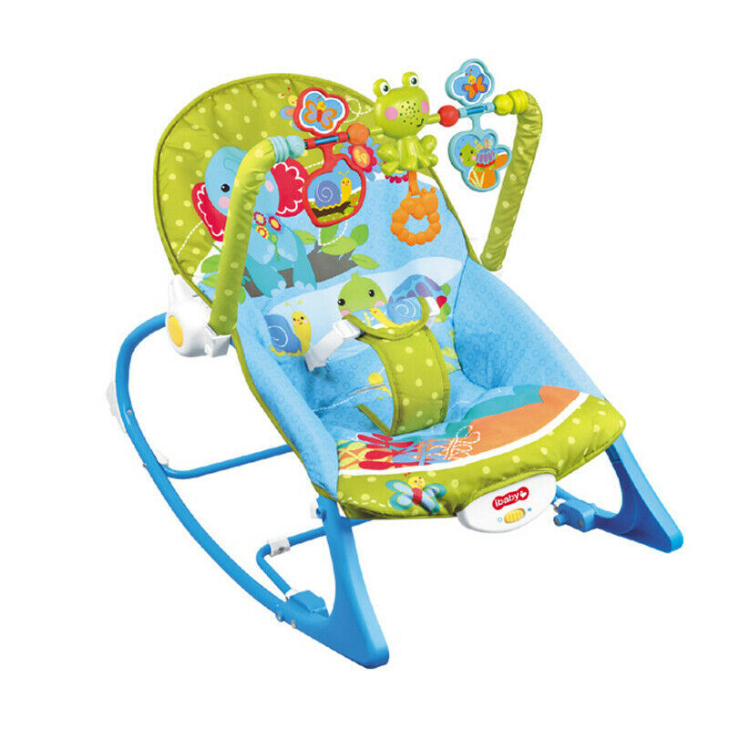 Baby Infant To Toddler Vibration Bouncer Rocker Swing Chair Soft ...