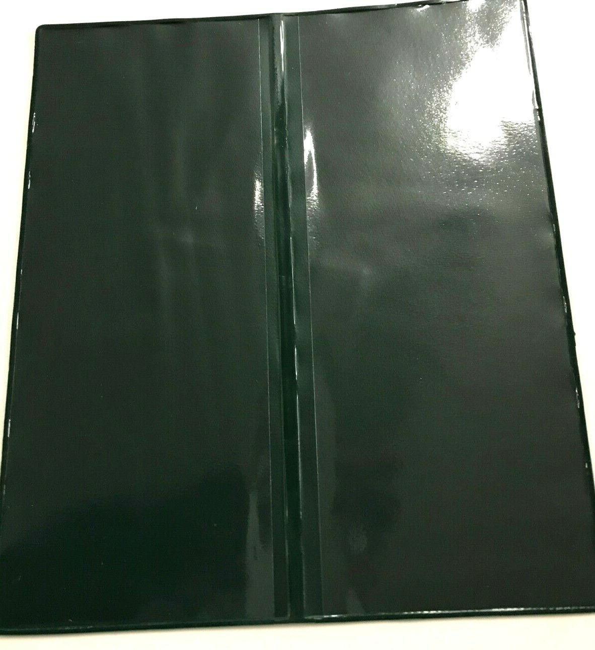 DOUBLE FOLDING LOTTERY TICKET HOLDER/WALLET LEATHER LOOK AND PLAIN ...