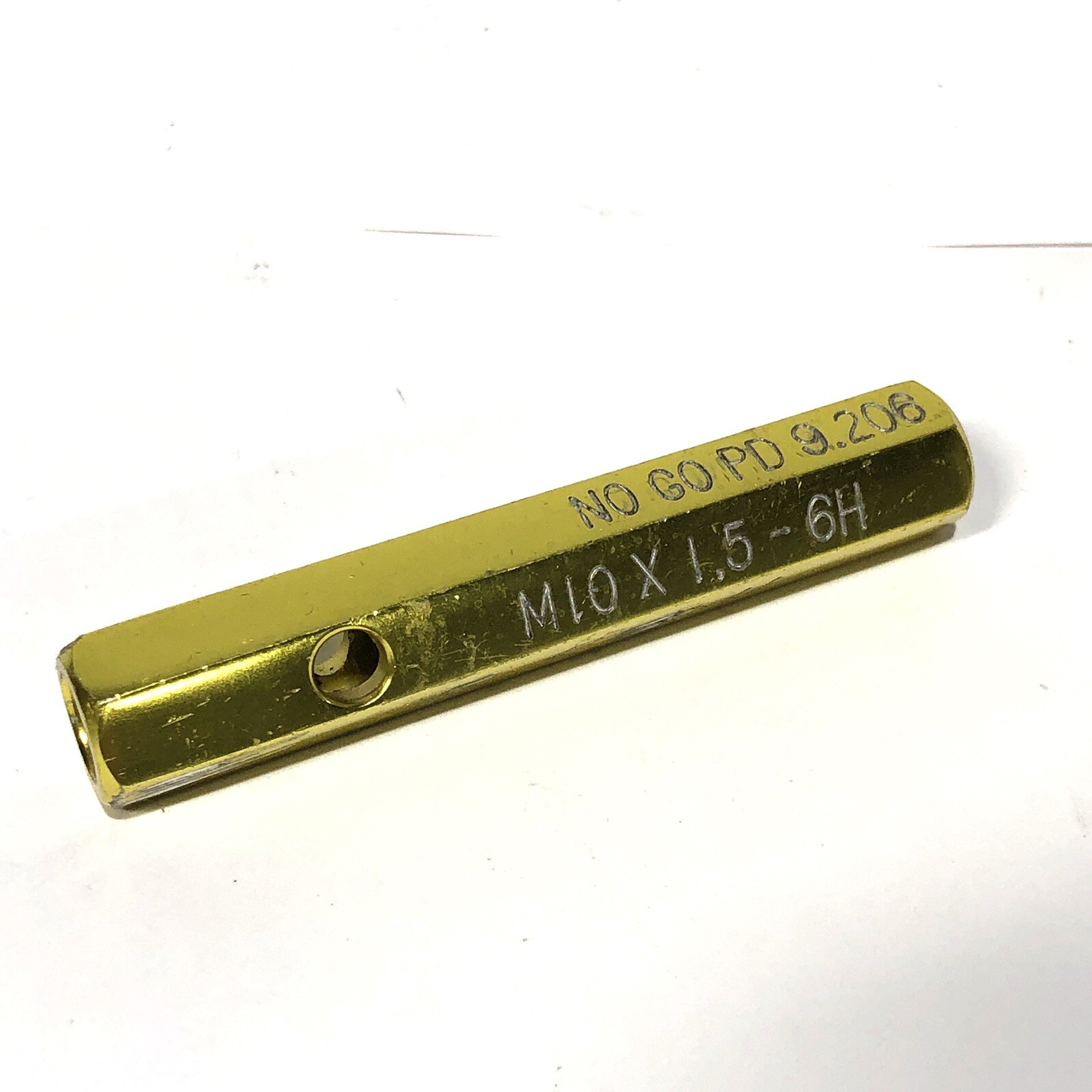 * LEITECH M10 X 1.5 6H METRIC THREAD PLUG GAGE GO NO GO P.D.'S 9.026 T ...