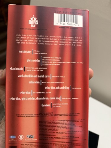 Celine Dion VH1 Divas Live 1998 Promo Box (CD, VHS + Press Photo) | eBay