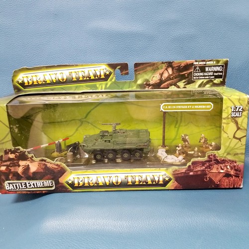 Unimax Toys Bravo Team 1:72 U.S. M1126 Stryker ICV & Soldiers Battle ...