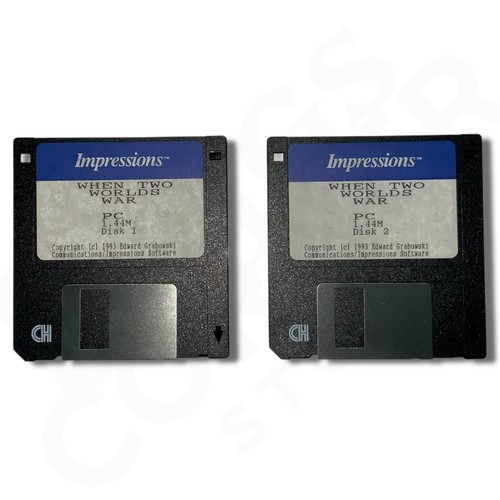When Two Worlds War Impressions Software PC 3.5” Hard Disks Only 1993 | eBay