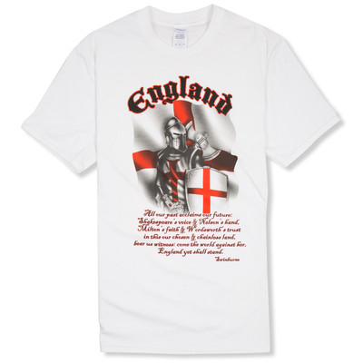 ENGLAND T-SHIRT "YET WE STAND" - Cross of St George, St George's Day ...