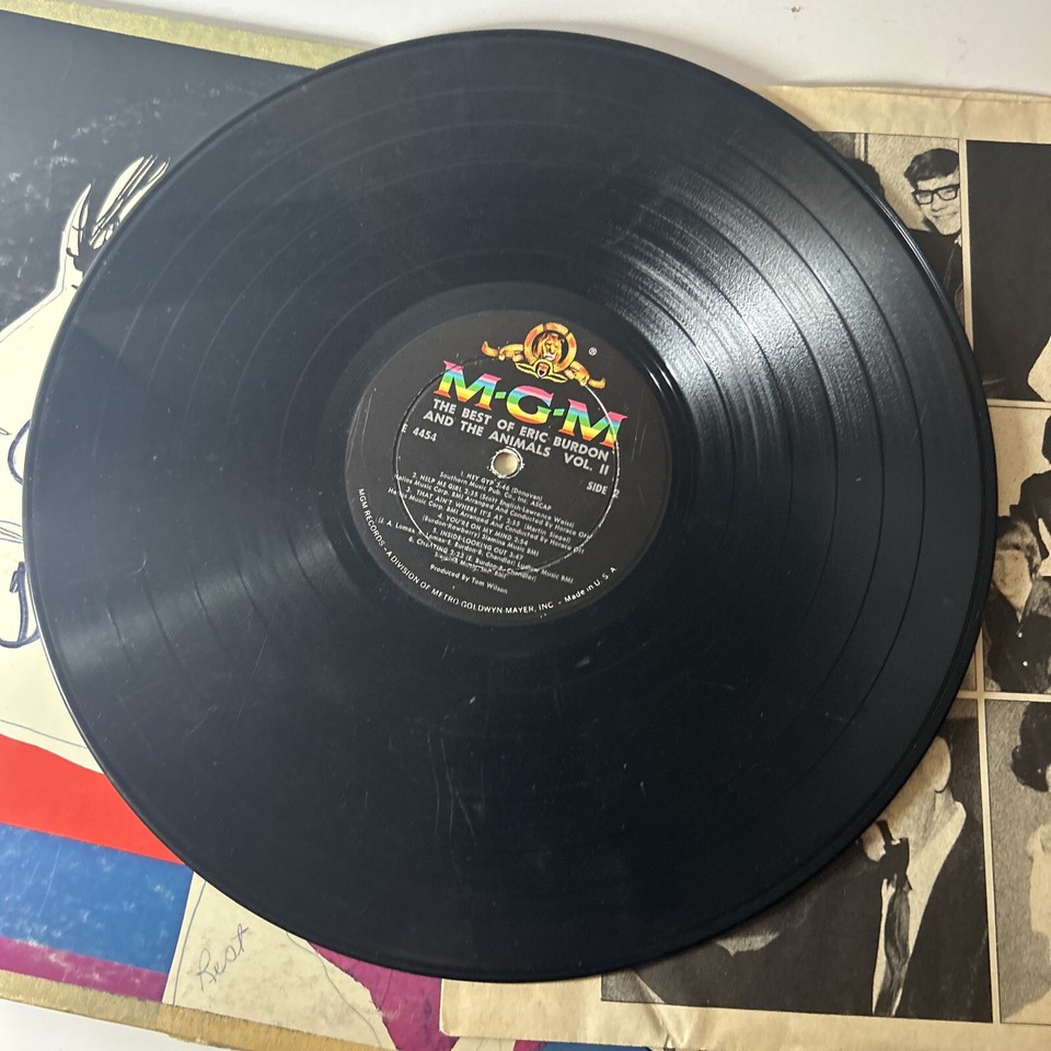 THE BEST OF ERIC BURDON AND THE ANIMALS VOL 2-MGM E-4454-MONO 1967 33 1 ...